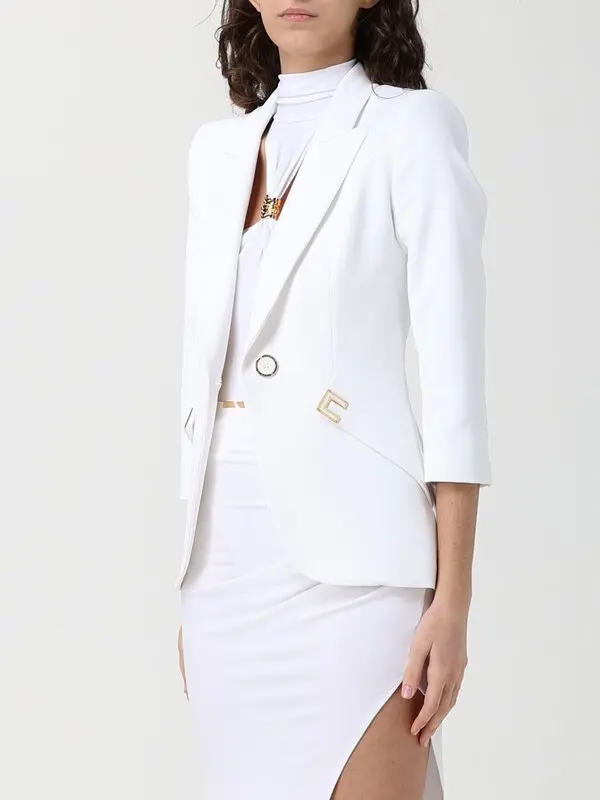 Elisabetta Franchi Jacket - White