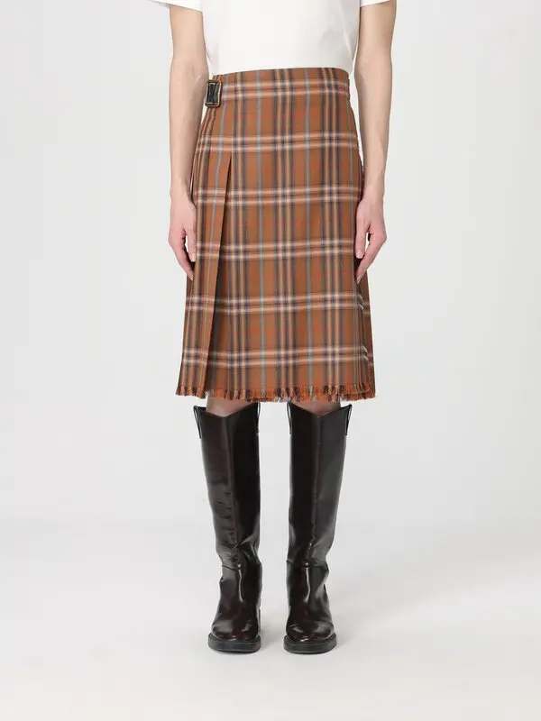Burberry Tartan Plaid Pleated Skirt