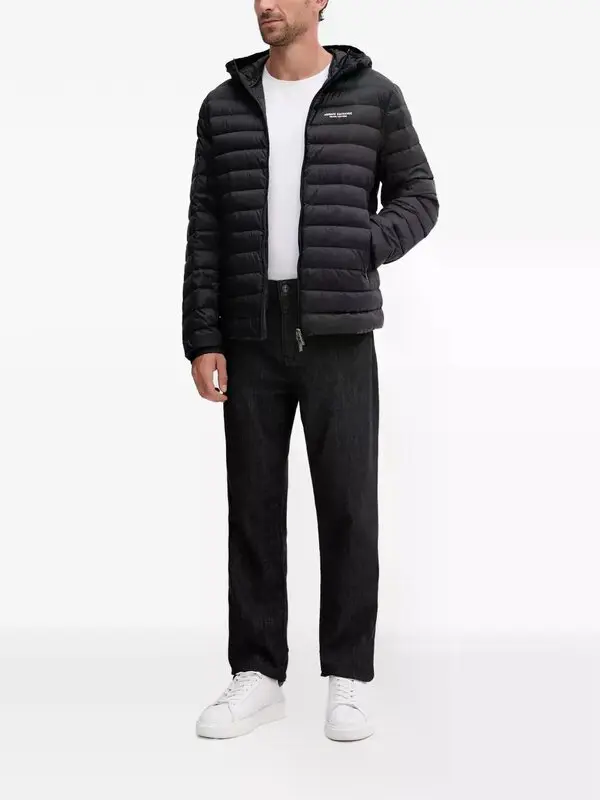 Armani Exchange Quilted Hooded Jacket