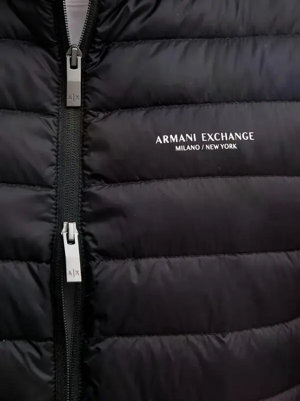 Armani Exchange Quilted Hooded Jacket