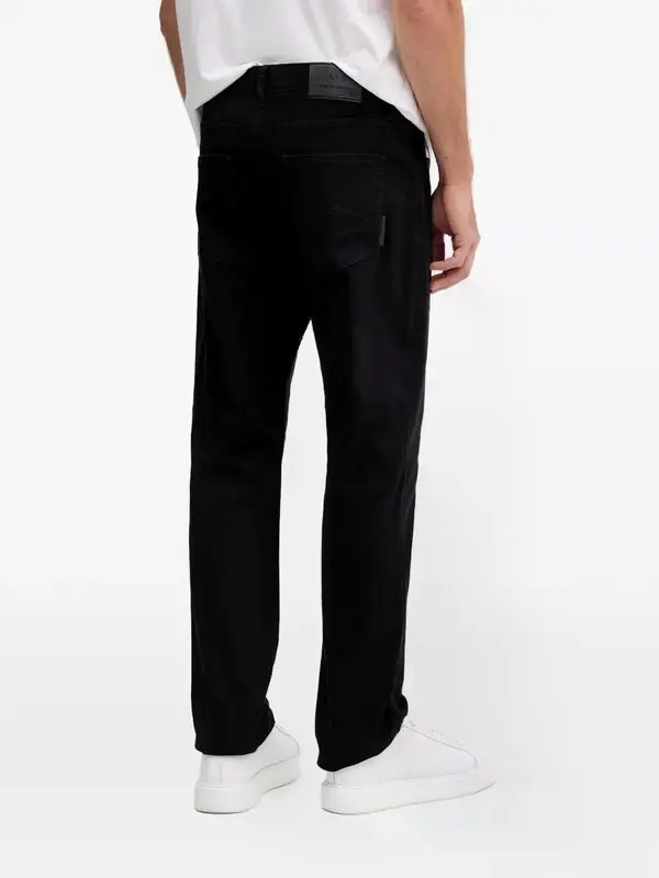 Armani Exchange Straight-leg Jeans - Black