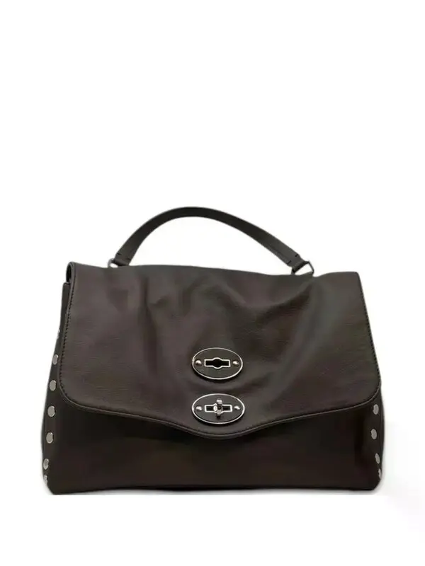 ZANELLATO Small Postina Leather Tote Bag - Brown