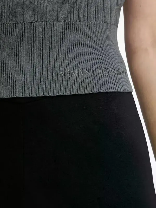 Armani Exchange Ribbed Knit Top