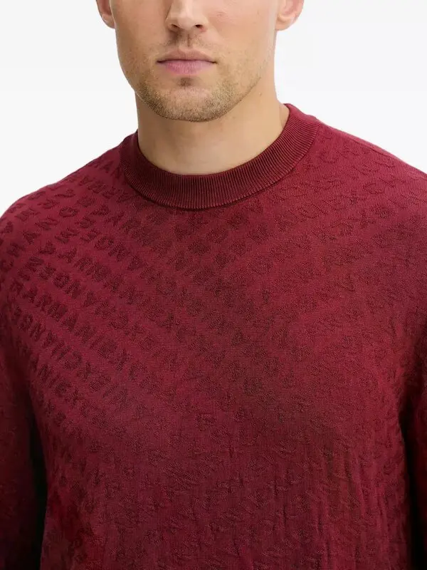 Armani Exchange Crew Neck Long Sleeve Sweater