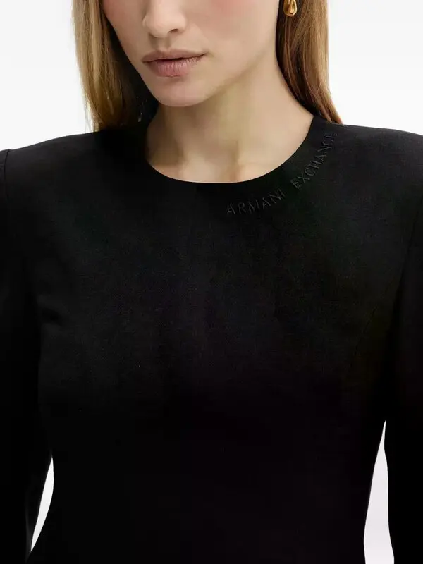 Armani Exchange Flap-pocket Mini Dress