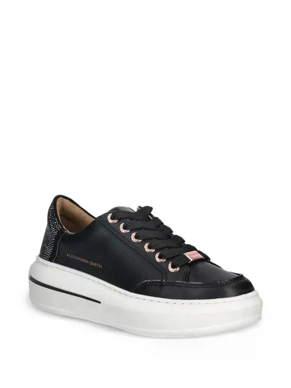 ALEXANDER SMITH Lancaster Appliqué Lace-up Sneakers