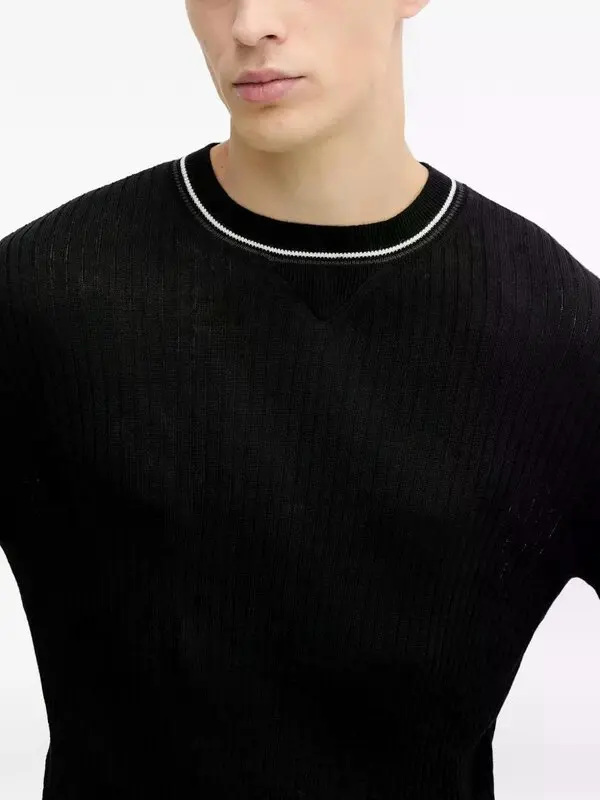 Armani Exchange Ribbed Knit Sweater