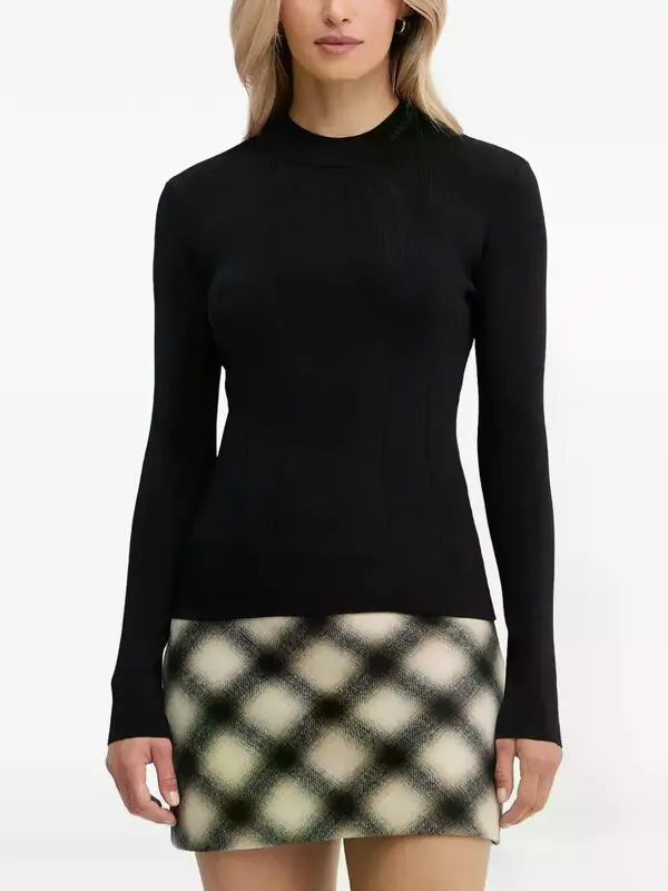 Armani Exchange Long-sleeve Ribbed Sweater