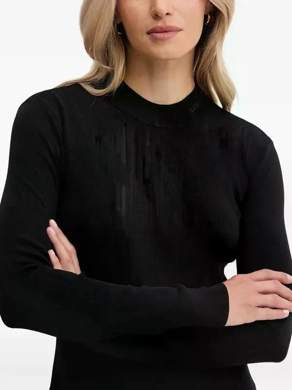 Armani Exchange Long-sleeve Ribbed Sweater