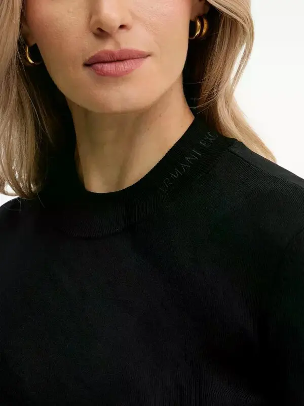 Armani Exchange Long-sleeve Ribbed Sweater