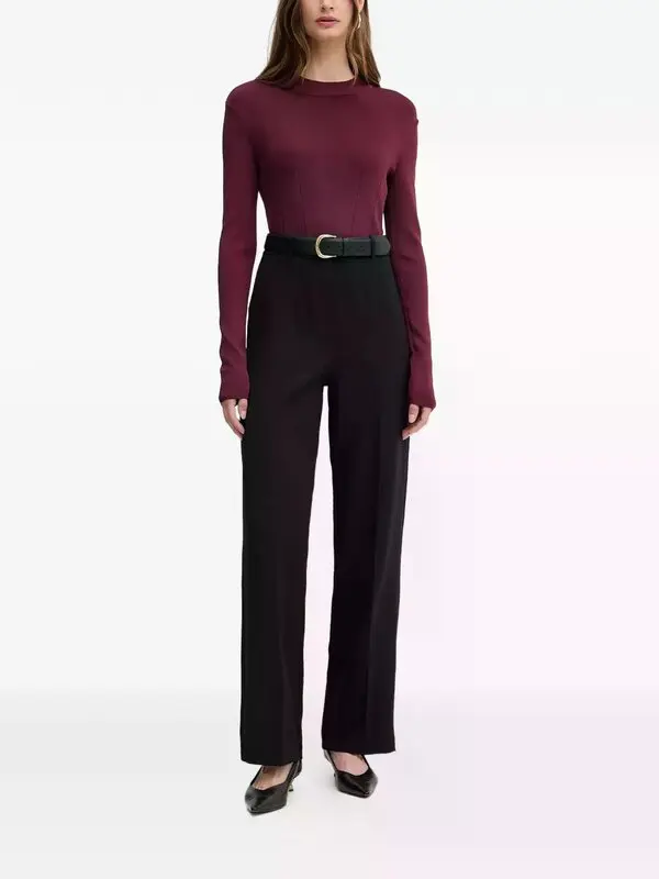 Armani Exchange Long-sleeve Ribbed Knit Sweater