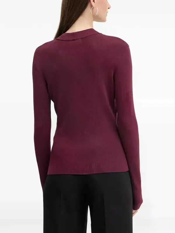 Armani Exchange Long-sleeve Ribbed Knit Sweater