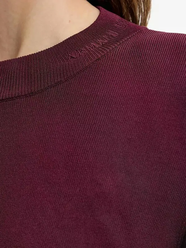 Armani Exchange Long-sleeve Ribbed Knit Sweater
