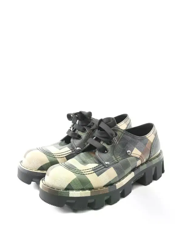 LOUIS VUITTON 2023 Check-pattern Boat Shoes