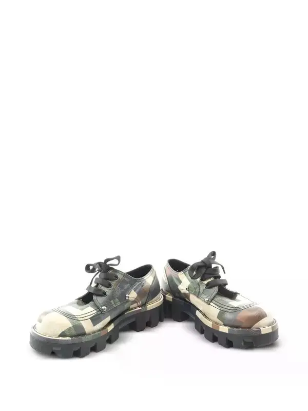 LOUIS VUITTON 2023 Check-pattern Boat Shoes