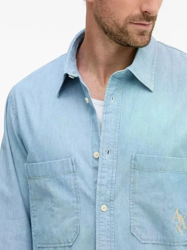 Armani Exchange Pocket Embroidered Shirt