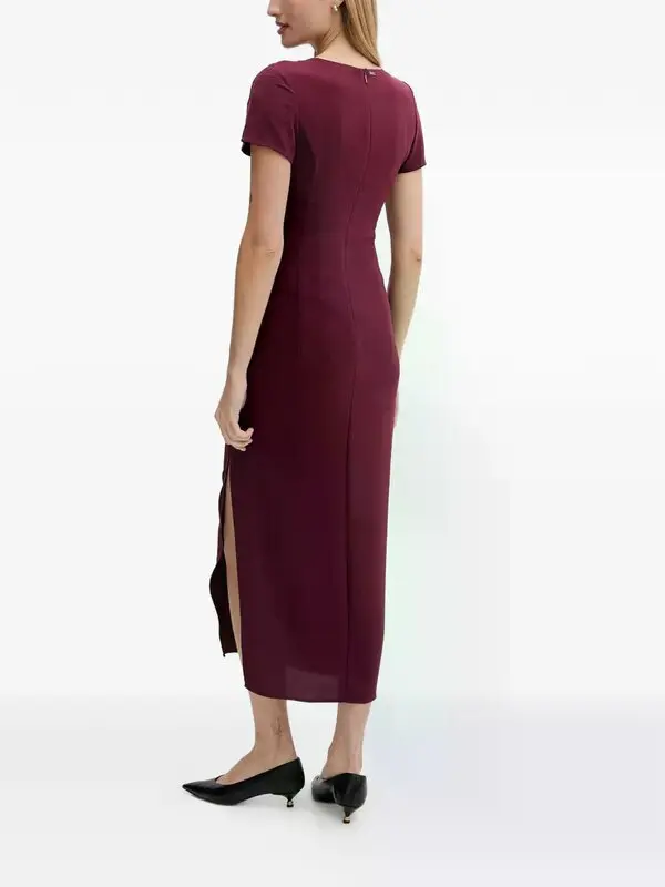 Armani Exchange V-neck Midi Dress