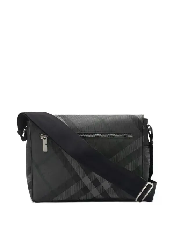 Burberry Check Pattern Messenger Bag