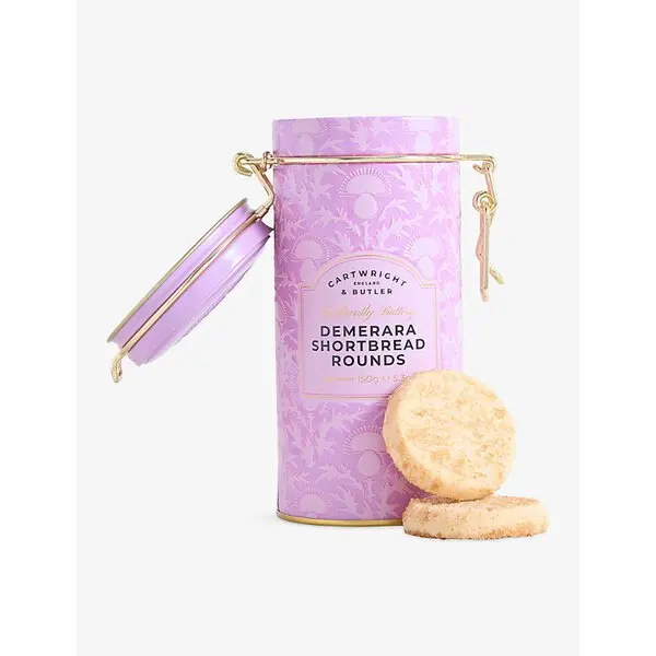 CARTWRIGHT & BUTLER Demerara Shortbread Tin 150g