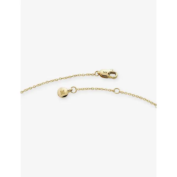 Monica Vinader Mini Initial 'q' Chain Bracelet - Gold
