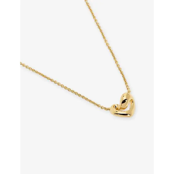 Monica Vinader Infinity Heart Small Necklace - Gold