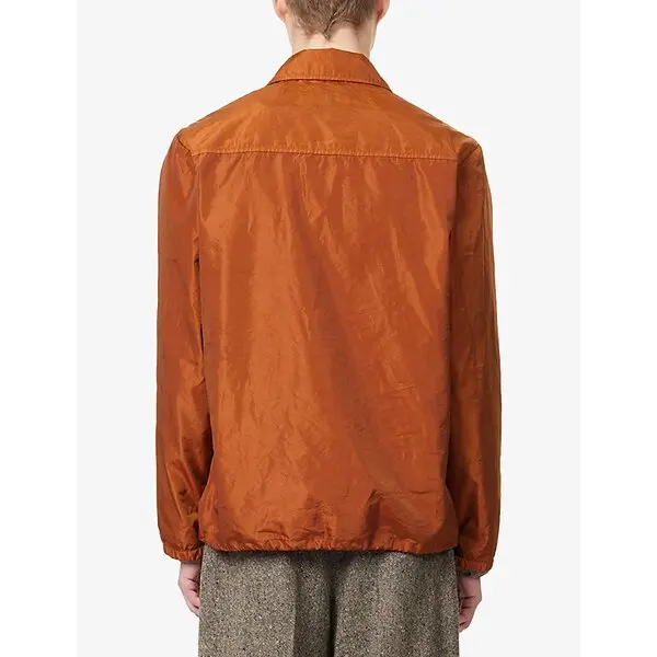 Dries Van Noten Vorries Collared Woven Jacket
