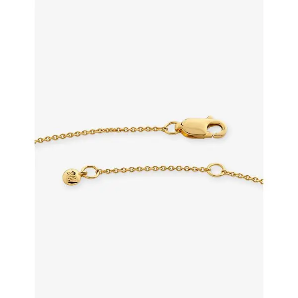 Monica Vinader Initial Y Stamp Chain Bracelet - Gold