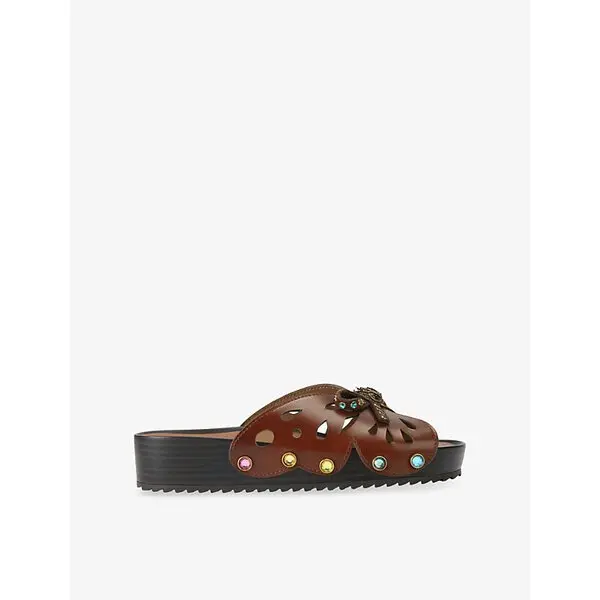 Kurt Geiger Boho Butterfly Leather Sandals