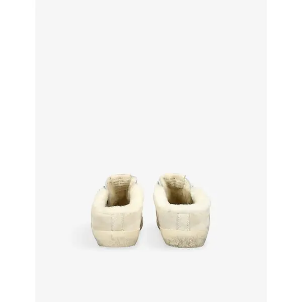 GOLDEN GOOSE Super-star Sabot Suede Trainers - Beige Oth