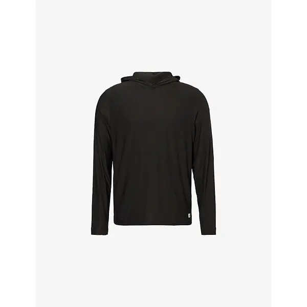 Vuori Strato Tech Regular-fit Stretch-woven Hoodie - Black