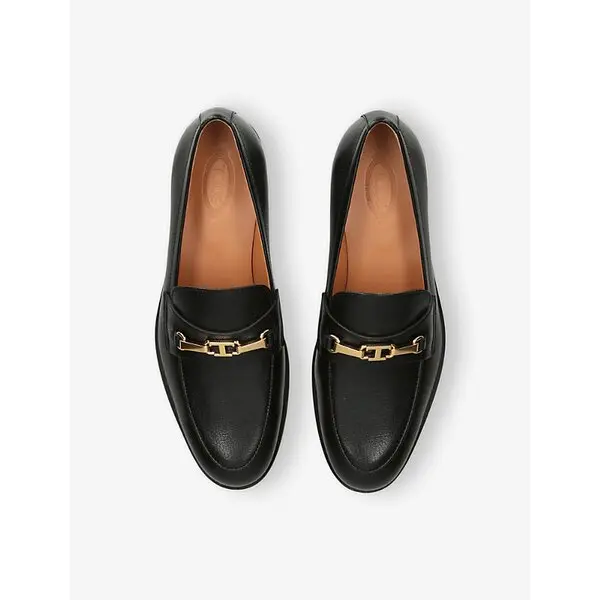 TOD'S Logo-embellished Leather Loafers