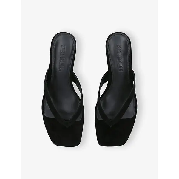 Steve Madden Tracie Suede Heeled Sandals - Black