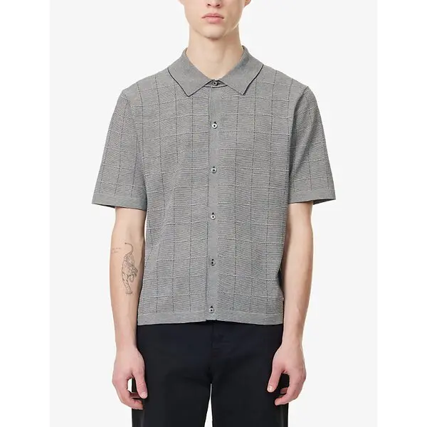 Paul Smith Checked Short-sleeve Cotton Shirt