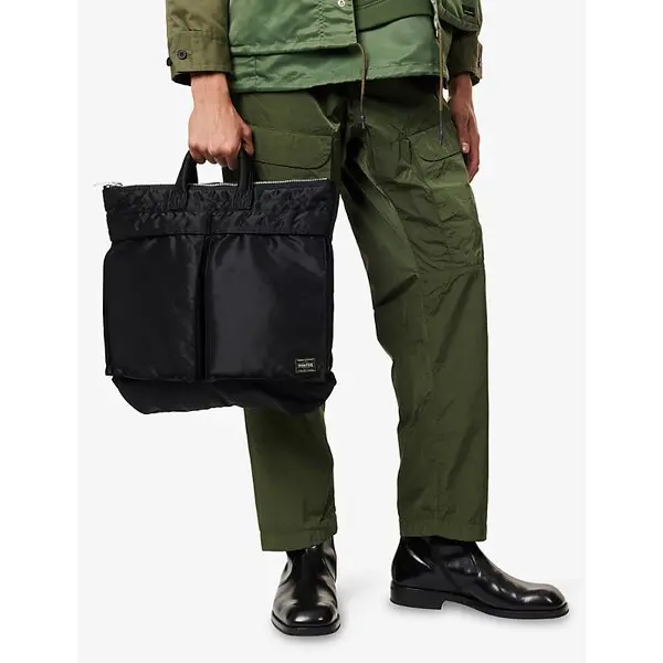 PORTER-YOSHIDA & CO Tanker Helmet Woven Top Handle Bag