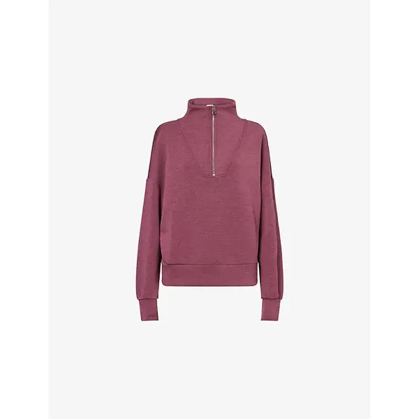 Varley Hawley Half-zip Sweatshirt - Sassafras Marl