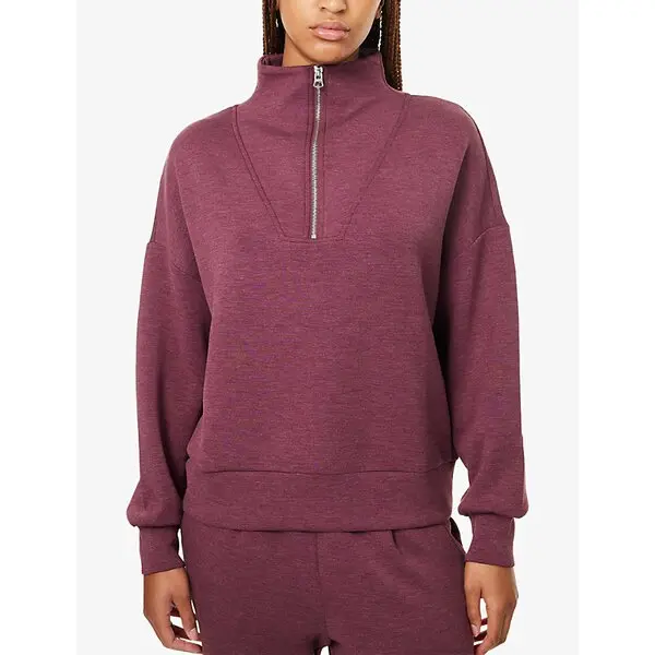 Varley Hawley Half-zip Sweatshirt - Sassafras Marl