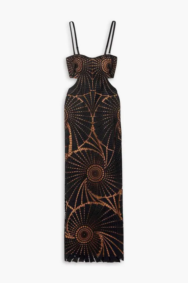 Simkhai Jamie Cutout Guipure Lace Maxi Dress