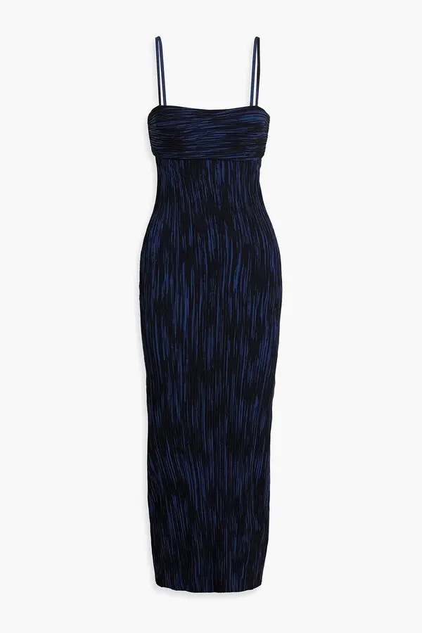 Proenza Schouler Ward Jacquard-knit Midi Dress - Black