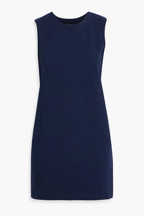 Norma Kamali French Cotton-blend Terry Mini Dress