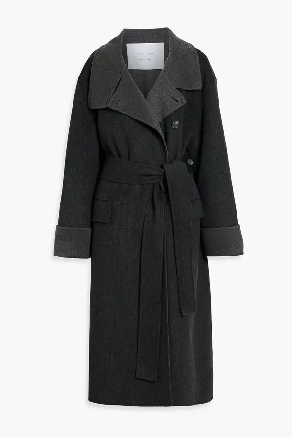 Proenza Schouler Constance Wool-blend Coat - Dark Gray