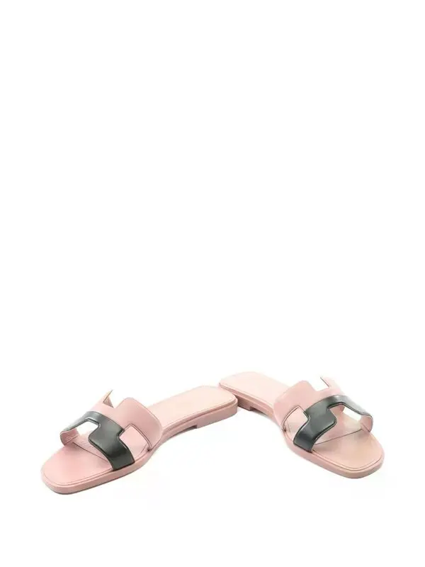 Hermès 20s Leather Sandals