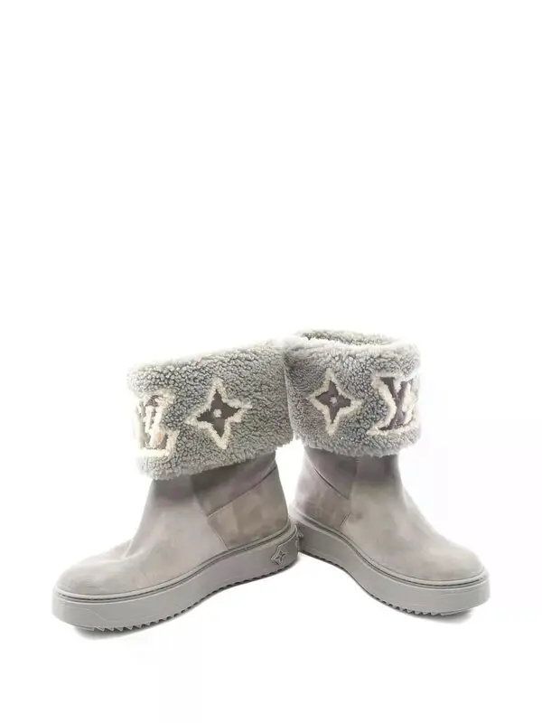 LOUIS VUITTON 2022 Snowdrop Shearling Boots