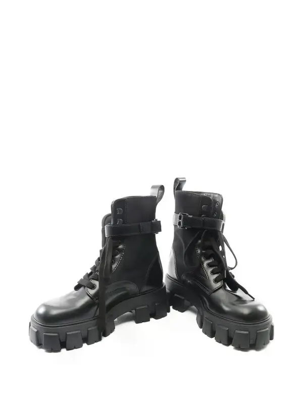 Prada 2010s Monolith Leather Boots