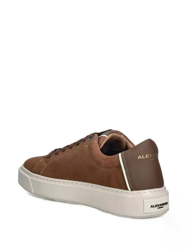 ALEXANDER SMITH London Panelled Lace-up Sneakers - Brown