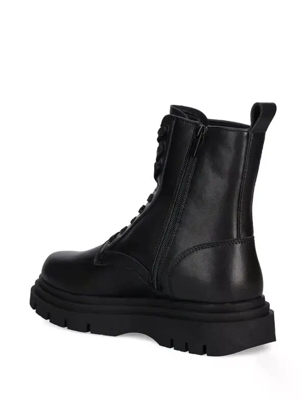 Armani Exchange Round-toe Lace-up Boots