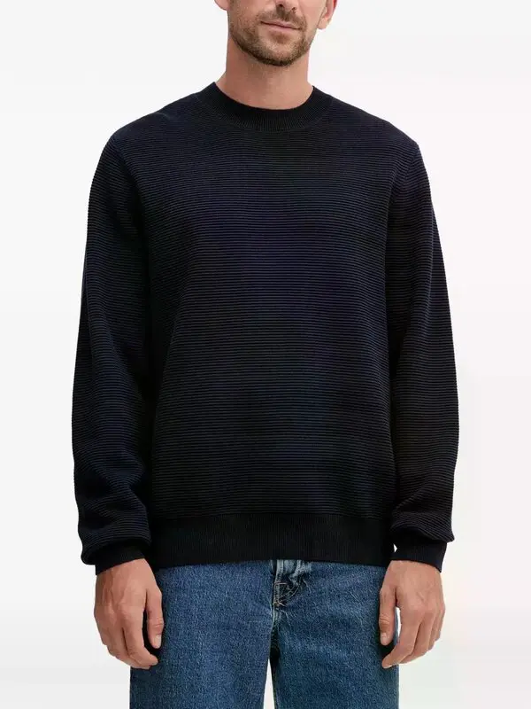 Armani Exchange Ribbed Crew Neck Sweater