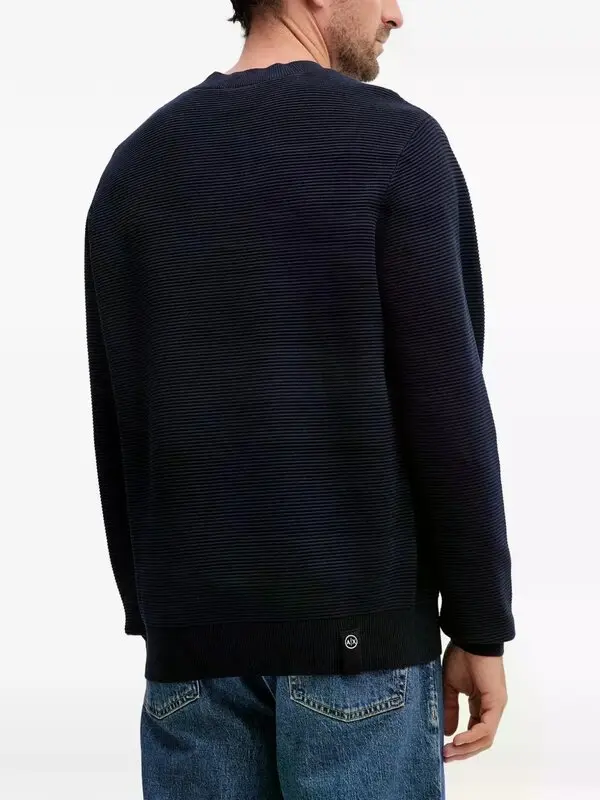 Armani Exchange Ribbed Crew Neck Sweater