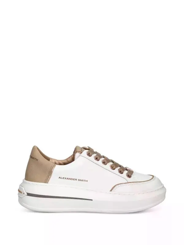 ALEXANDER SMITH Lancaster Lace-up Sneakers - White