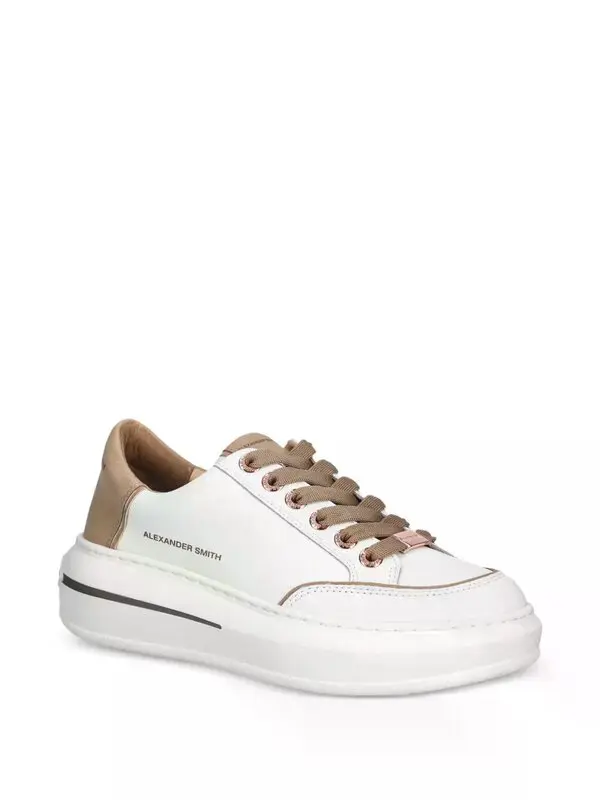 ALEXANDER SMITH Lancaster Lace-up Sneakers - White