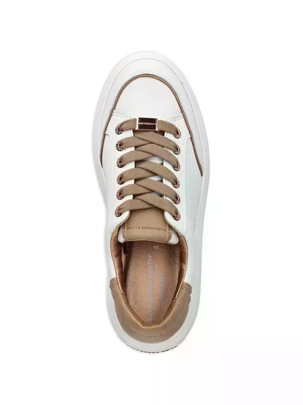 ALEXANDER SMITH Lancaster Lace-up Sneakers - White